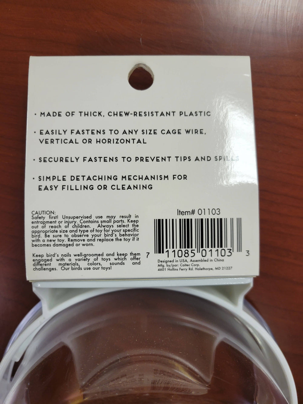 Plastic Crock with Locking Ring: Small - 12 oz. – Cheeky Beaks